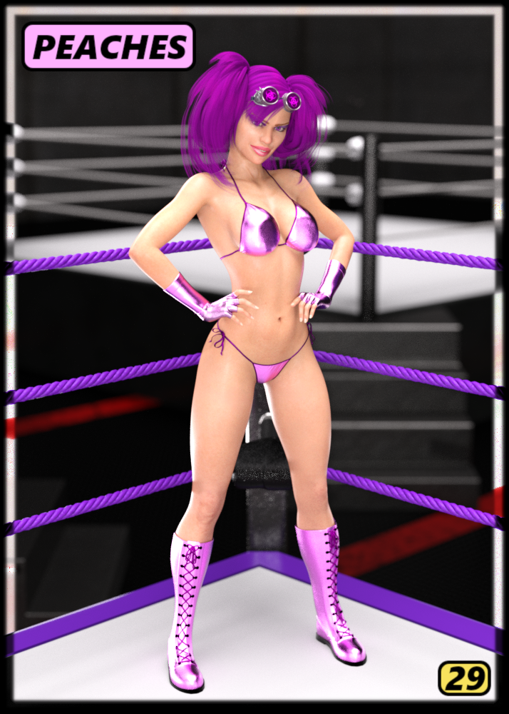 Trading Card - #29 Peaches by NoTimeOutsWrestling on DeviantArt Trading Card - #29 Peaches by NoTimeOutsWrestling on DeviantArt