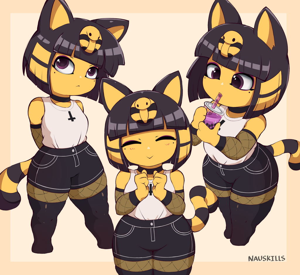 Ankha By Nauskiils On Deviantart