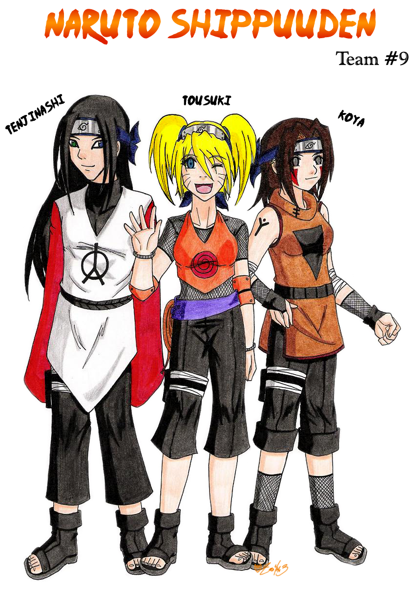 Naruto Shippuuden: Team 9 by zoro4me3 on DeviantArt