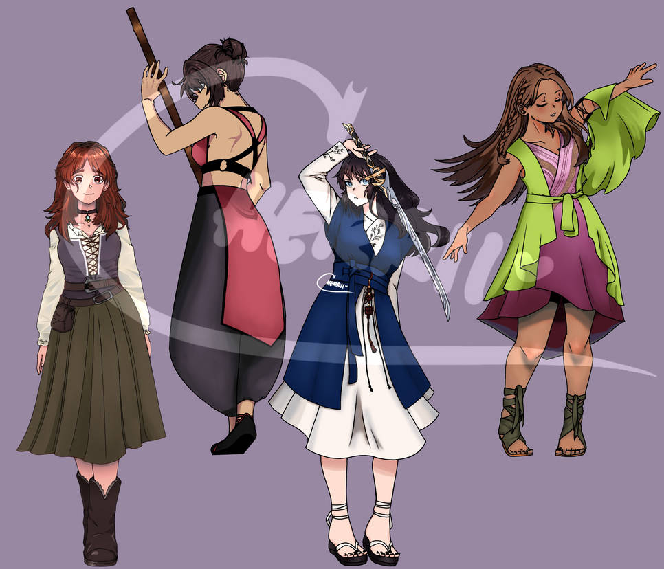 Female Genshin Impact Ocs By Cherriipearl On Deviantart