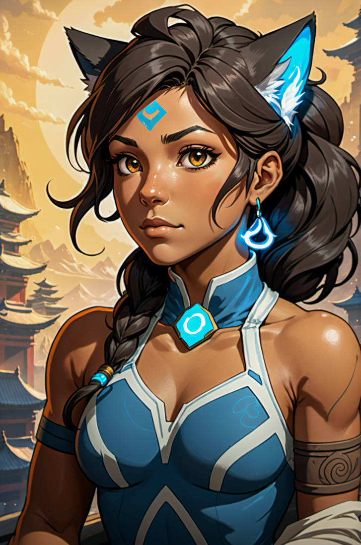 Cat Girl Katara By Cathrynedelamort On Deviantart