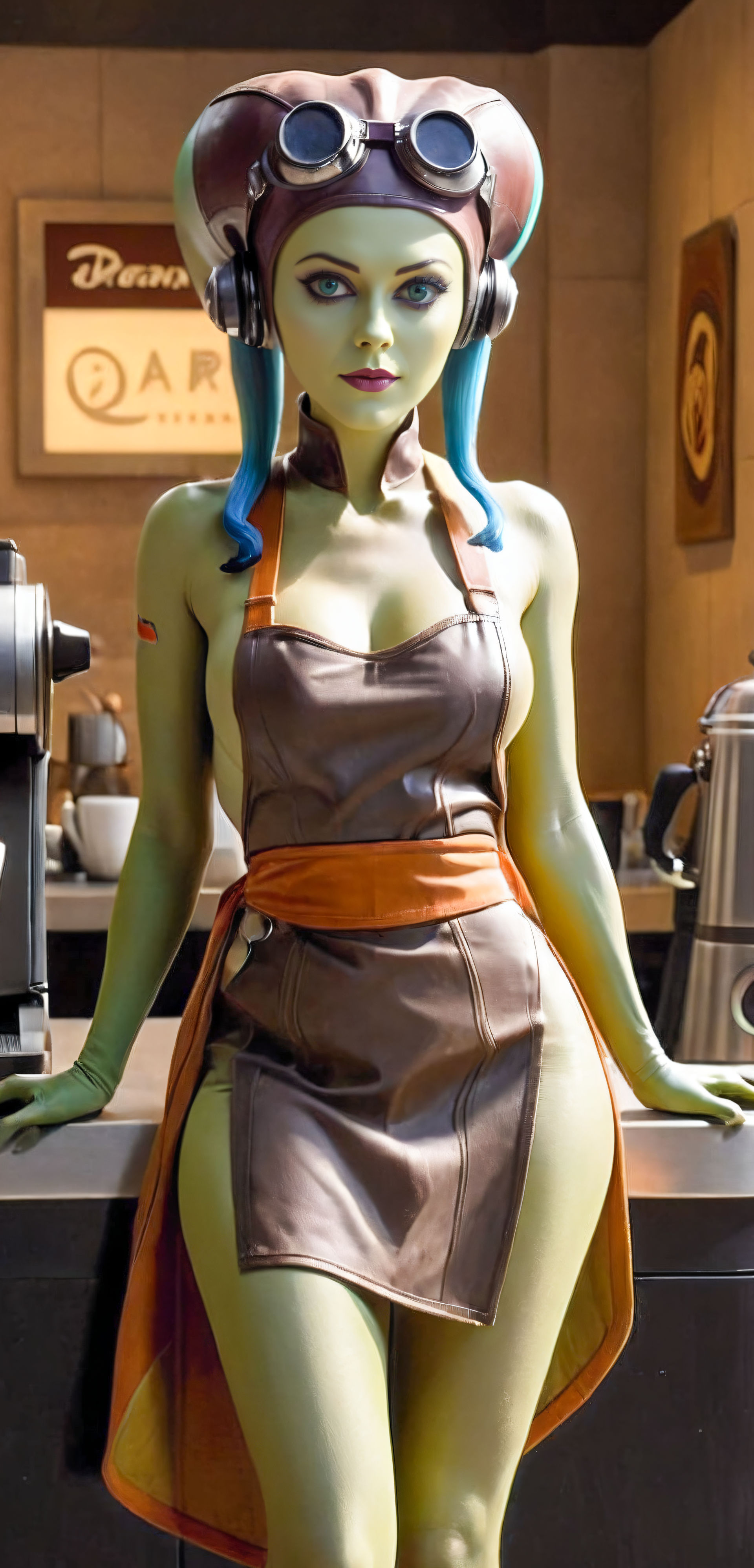 Hera Syndulla Sexy Barista By Cathrynedelamort On Deviantart