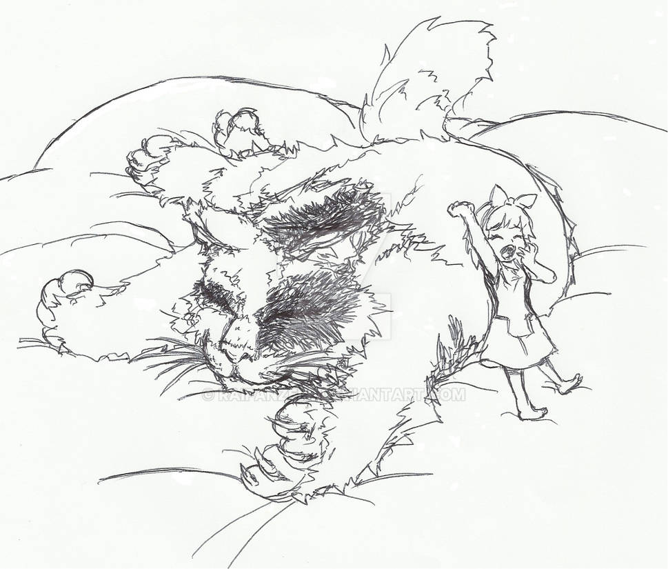 Giant Cat By RaifanZell On DeviantArt giant-cat-by-raifanzell-on-deviantart