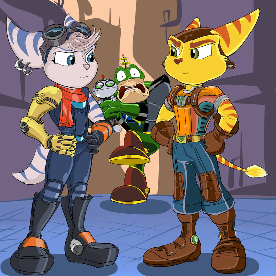 Ratchet Meets Rivet By Gizmo01 On Deviantart
