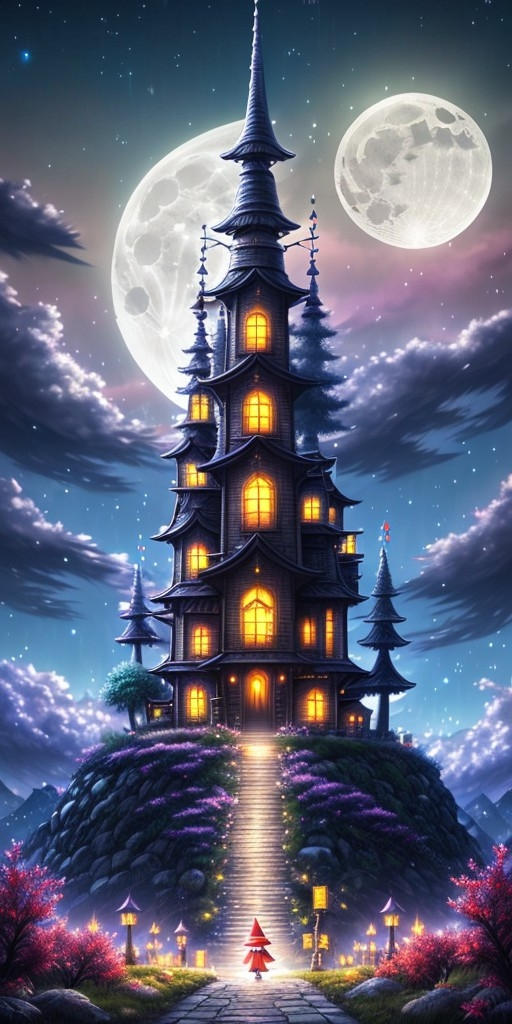 The Midnight Mushroom Mansion Ii By Jaydiconart On Deviantart