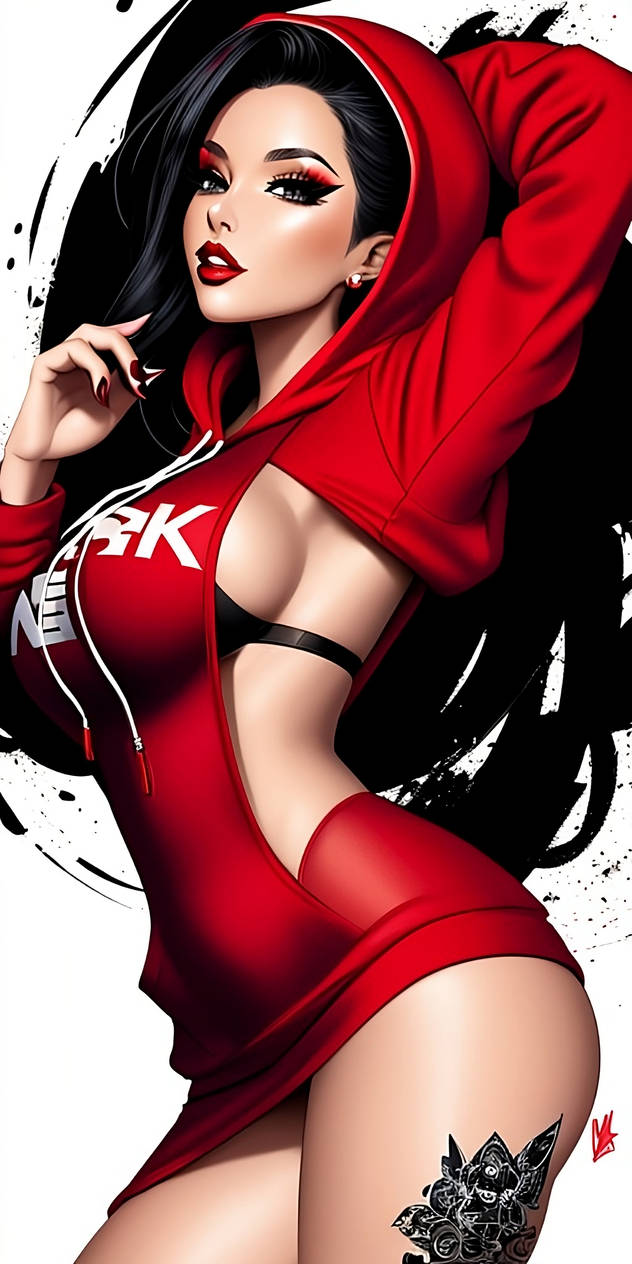 Sexy Hoodie Girl By Jaydiconart On Deviantart