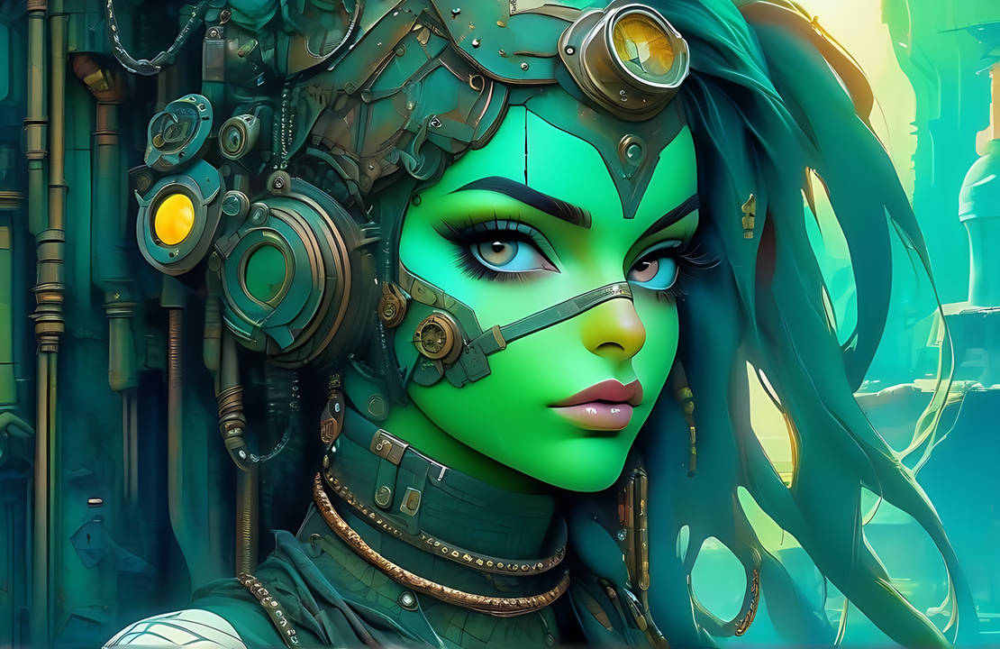 Dystopian Steampunk Girl By Jaydiconart On Deviantart