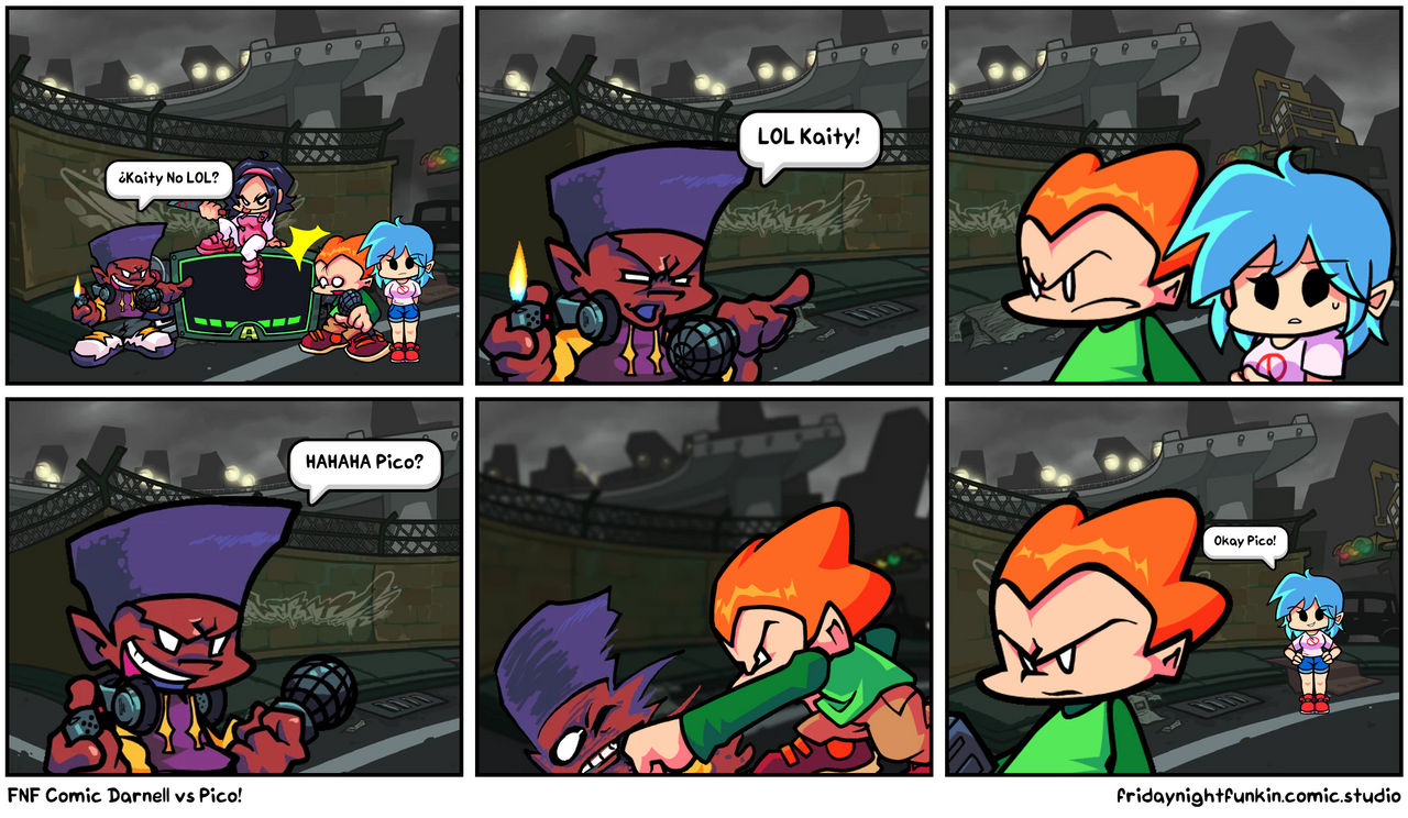 FNF Comic Darnell vs Pico by yamilanatali on DeviantArt FNF Comic Darnell vs Pico by yamilanatali on DeviantArt