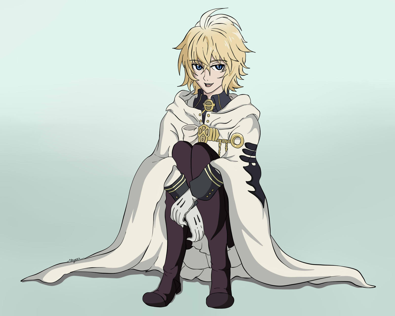 Hyakuyamikaelaowarinoseraph By Maysahellen On Deviantart
