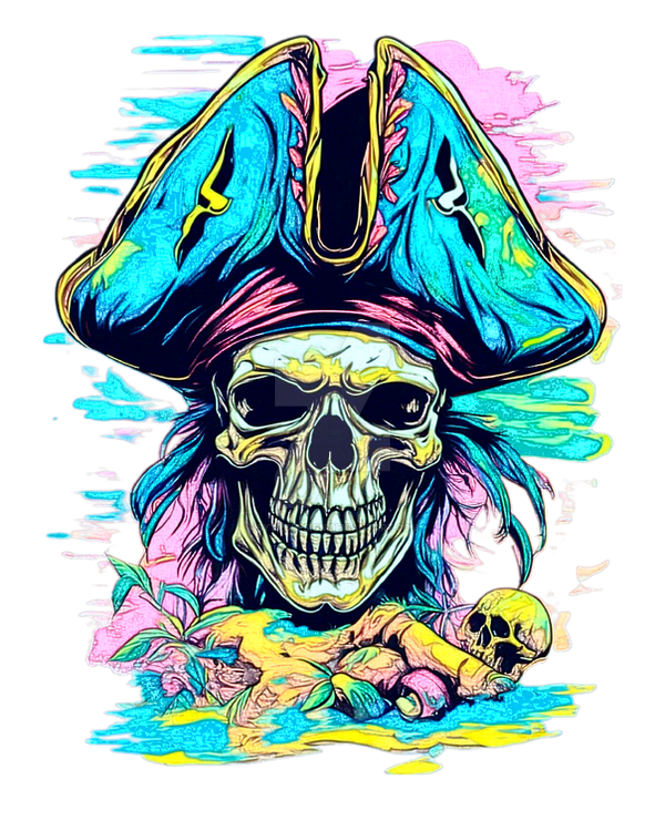 Skeleton And Pirate Skull Crossbones Skull Flag Bo By Sytacdesign On