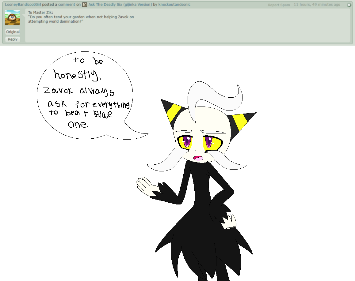 Ask The Deadly Six gijinka Version, Zik by knockoutandsonic on DeviantArt Ask The Deadly Six gijinka Version, Zik by knockoutandsonic on DeviantArt