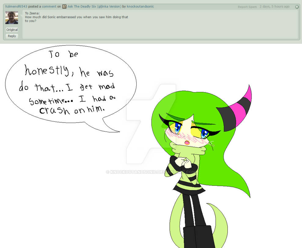 Ask The Deadly Six gijinka Version, Zeena pr 10 by knockoutandsonic on ... Ask The Deadly Six gijinka Version, Zeena pr 10 by knockoutandsonic on ...