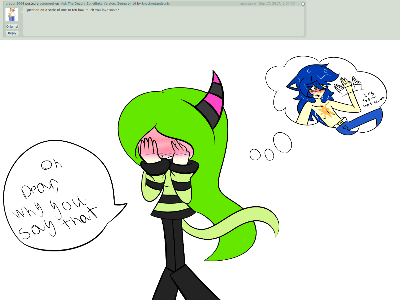 Ask The Deadly Six gijinka Version, Zeena pr 17 by knockoutandsonic on ... Ask The Deadly Six gijinka Version, Zeena pr 17 by knockoutandsonic on ...