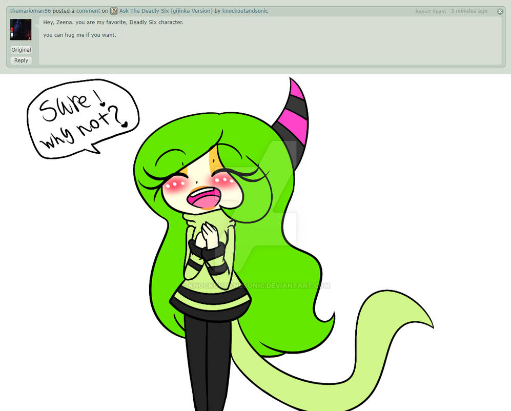 Ask the Deadly Six gijinka Version, Zeena pg 19 by knockoutandsonic on ... Ask the Deadly Six gijinka Version, Zeena pg 19 by knockoutandsonic on ...