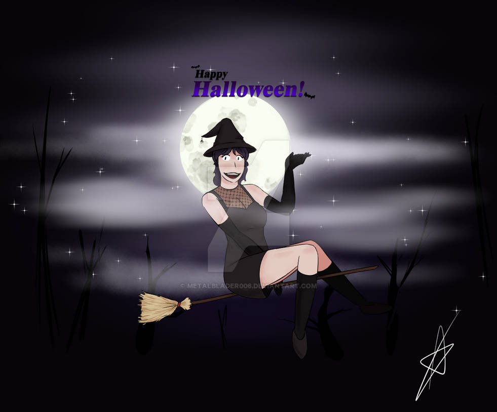 Oc Happy Halloween Ft Evanora By Metalblader006 On Deviantart
