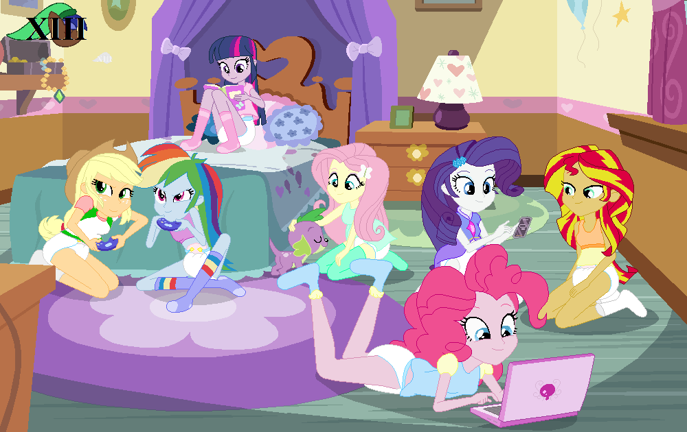 Padded 7 Sleepover By Mlpcutepic On Deviantart