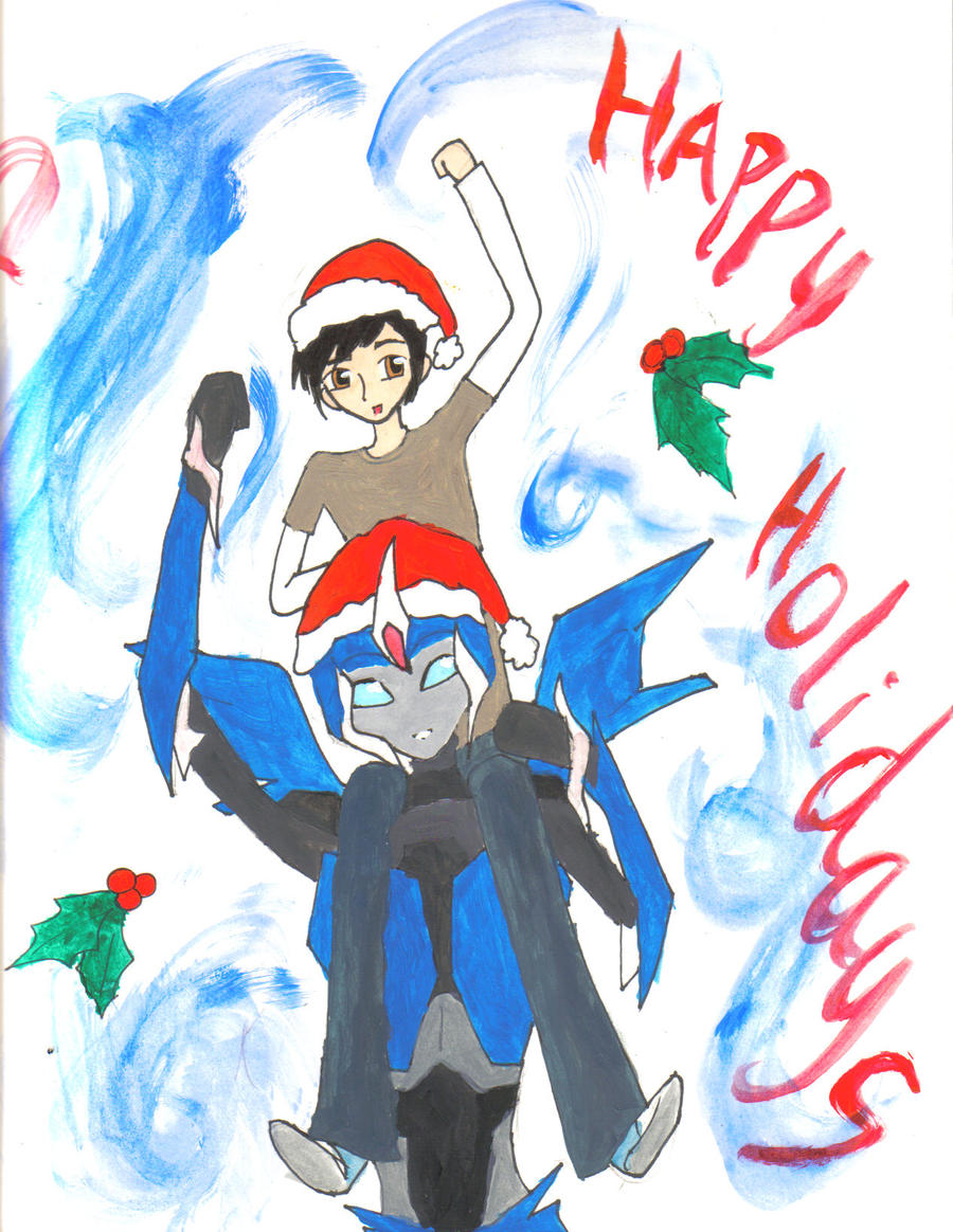 Arcee And Jack Happy Holidays By Mysteriousjewl On Deviantart