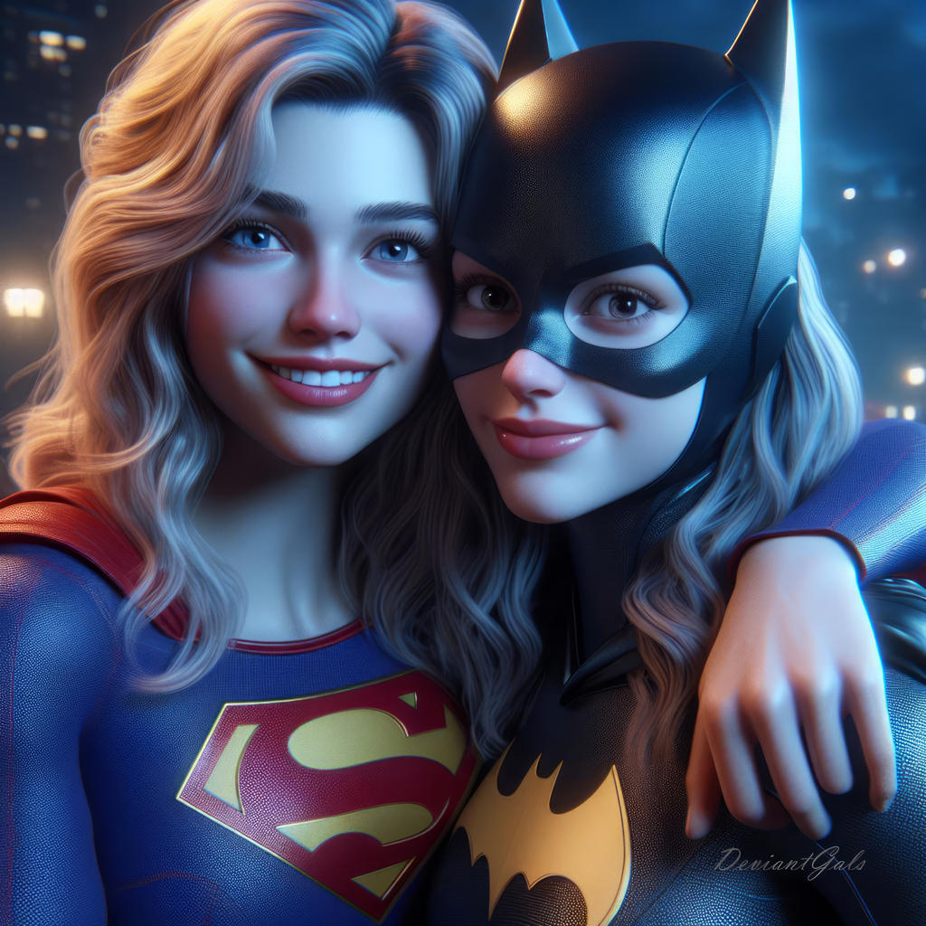 Batgirl And Supergirl Bff By Deviantgals On Deviantart