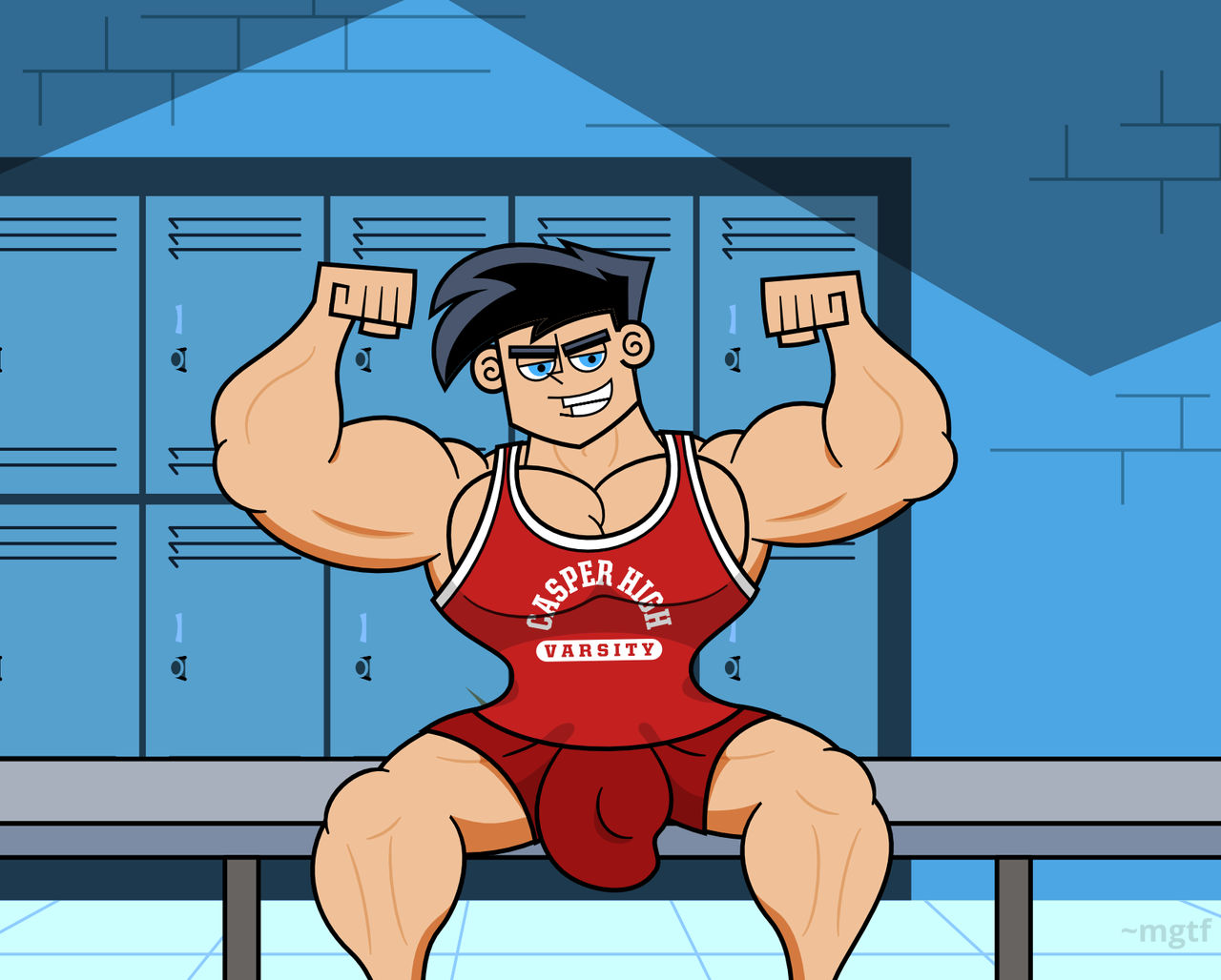 Danny Fenton Varsity Jock By Mgtf On Deviantart
