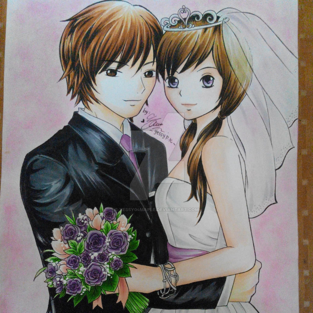 Lovely Bride And Groom By Yessy04maple On Deviantart