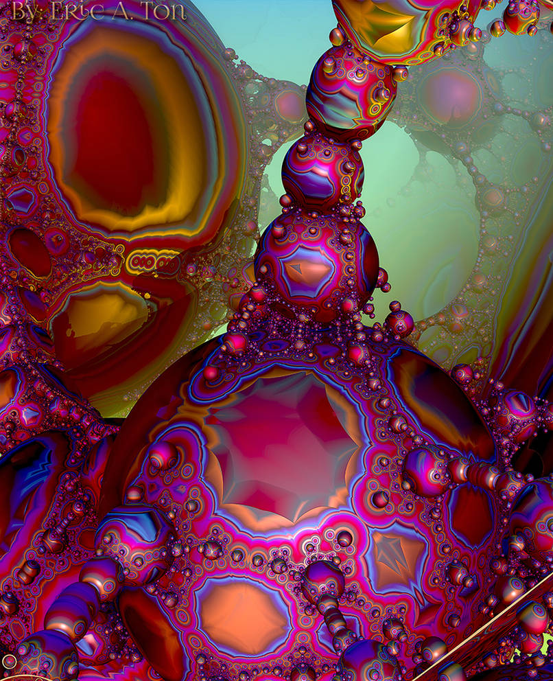 Psychedelic Spherical Landscape By Erictonarts On Deviantart