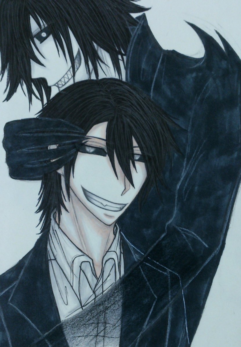 Creepypasta Schatten And James Victor By Smokertongas Arts On Deviantart