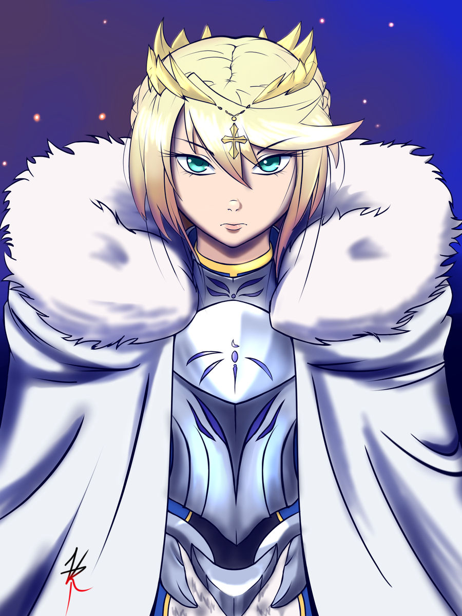 Artoria Pendragon Lancer By Velvetred Is Drawing On Deviantart
