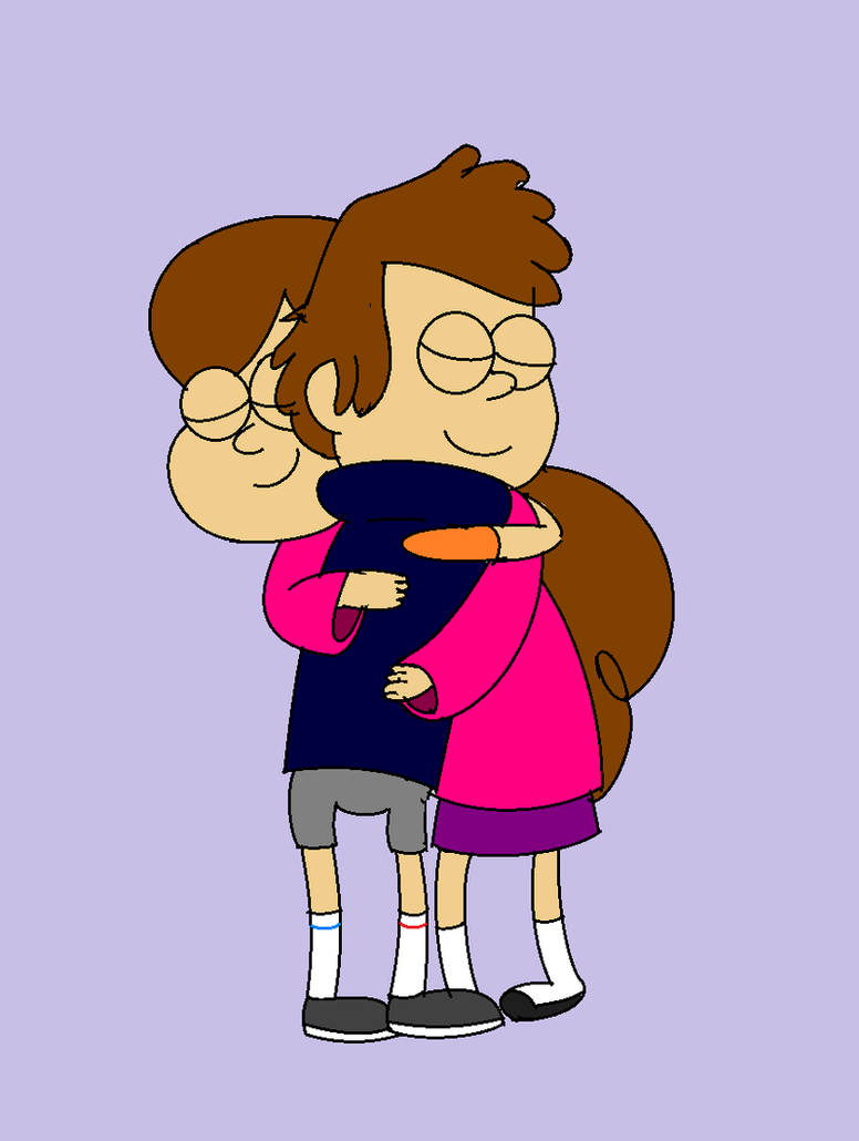 Gravity Falls Siblings Hug By Kbinitialdream8250 On Deviantart