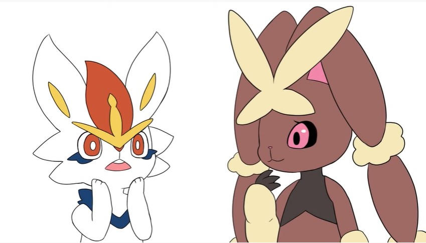 Cinderace And Mega Lopunny By Bluesableyebryan On Deviantart
