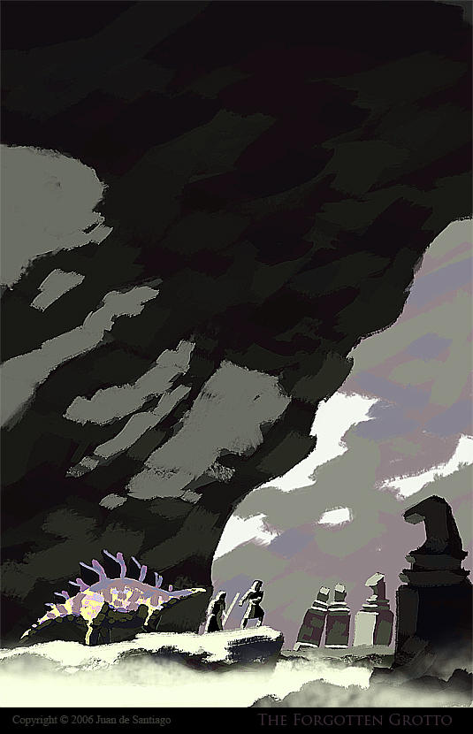 The Forgotten Grotto by Red-Dilopho on DeviantArt