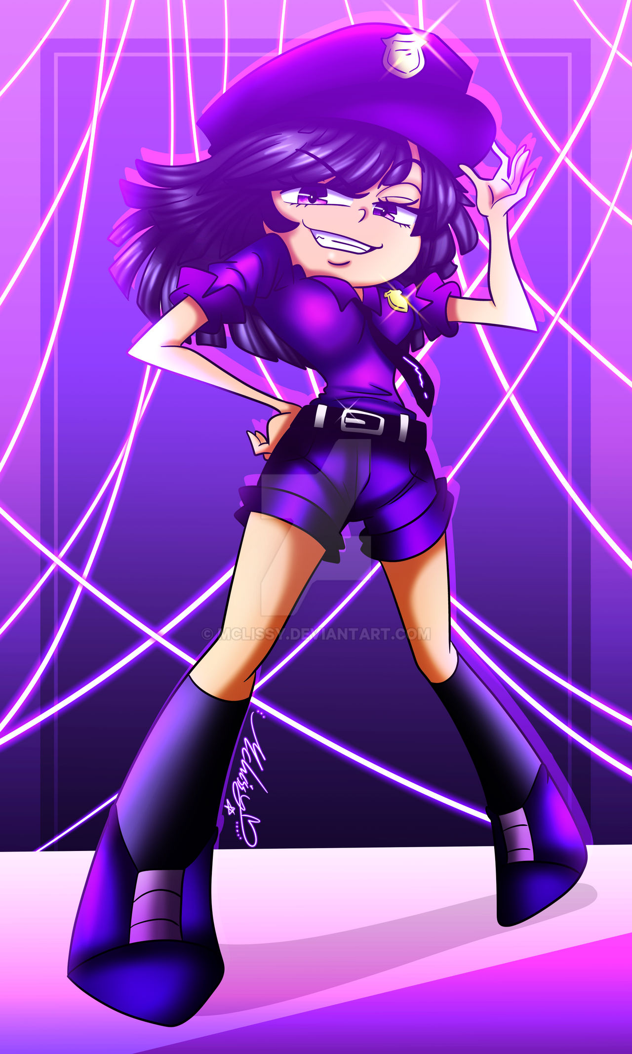 Fanart Purple Girl By Mclissy On Deviantart