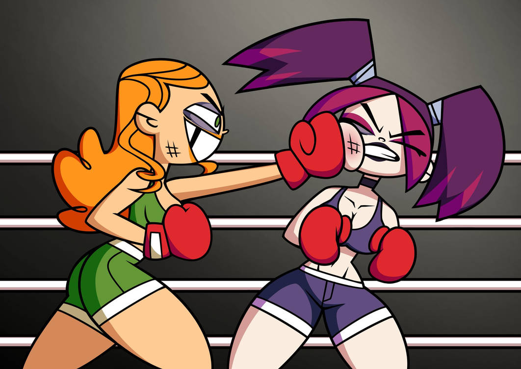 Izzy Vs Scary Girl Lauren Boxing Commission By Herosmacker On