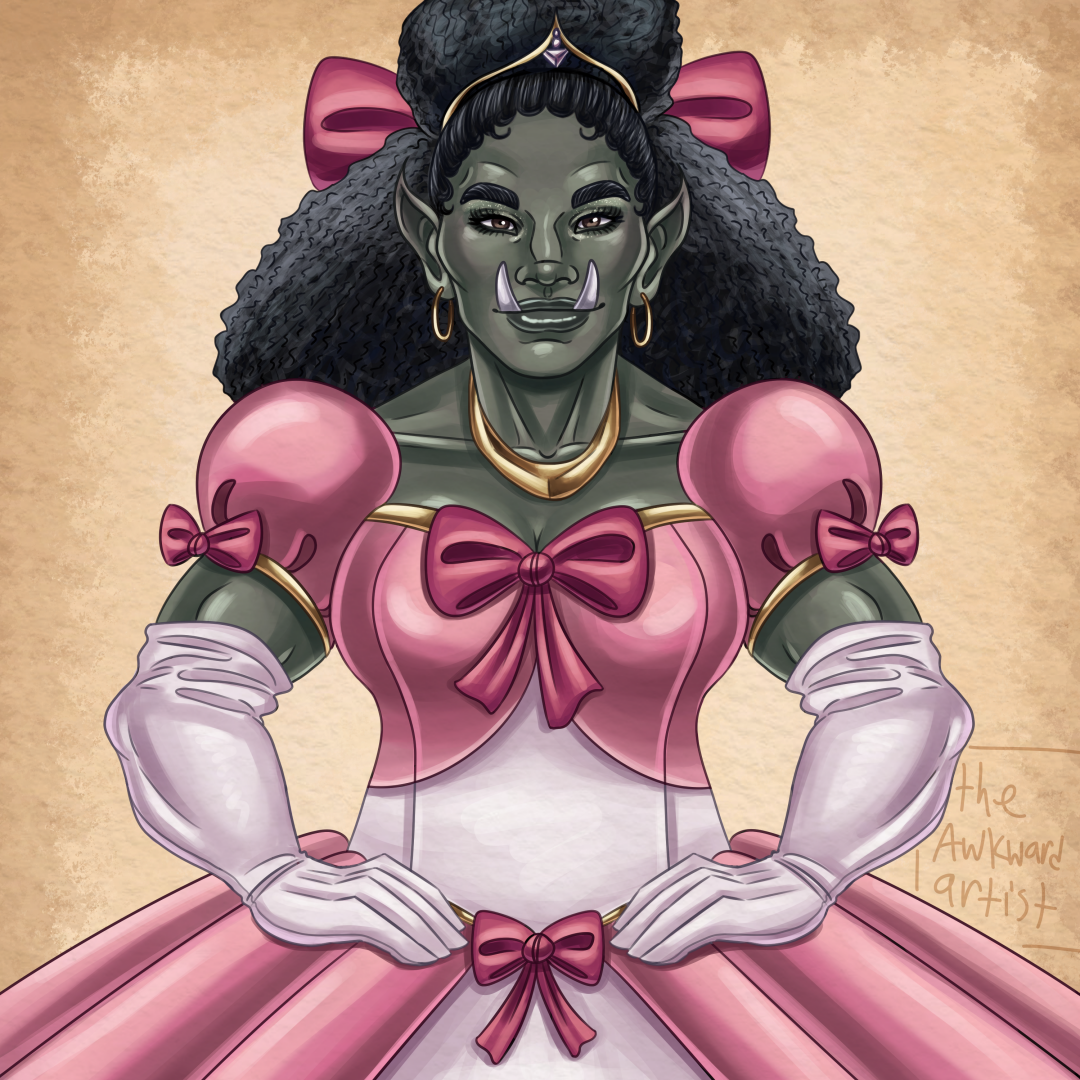 Princess Orc Paladin By 12theawkwardartist On Deviantart
