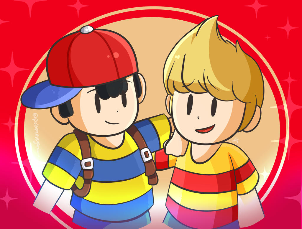 Ness And Lucas By Poisonmeganium On Deviantart