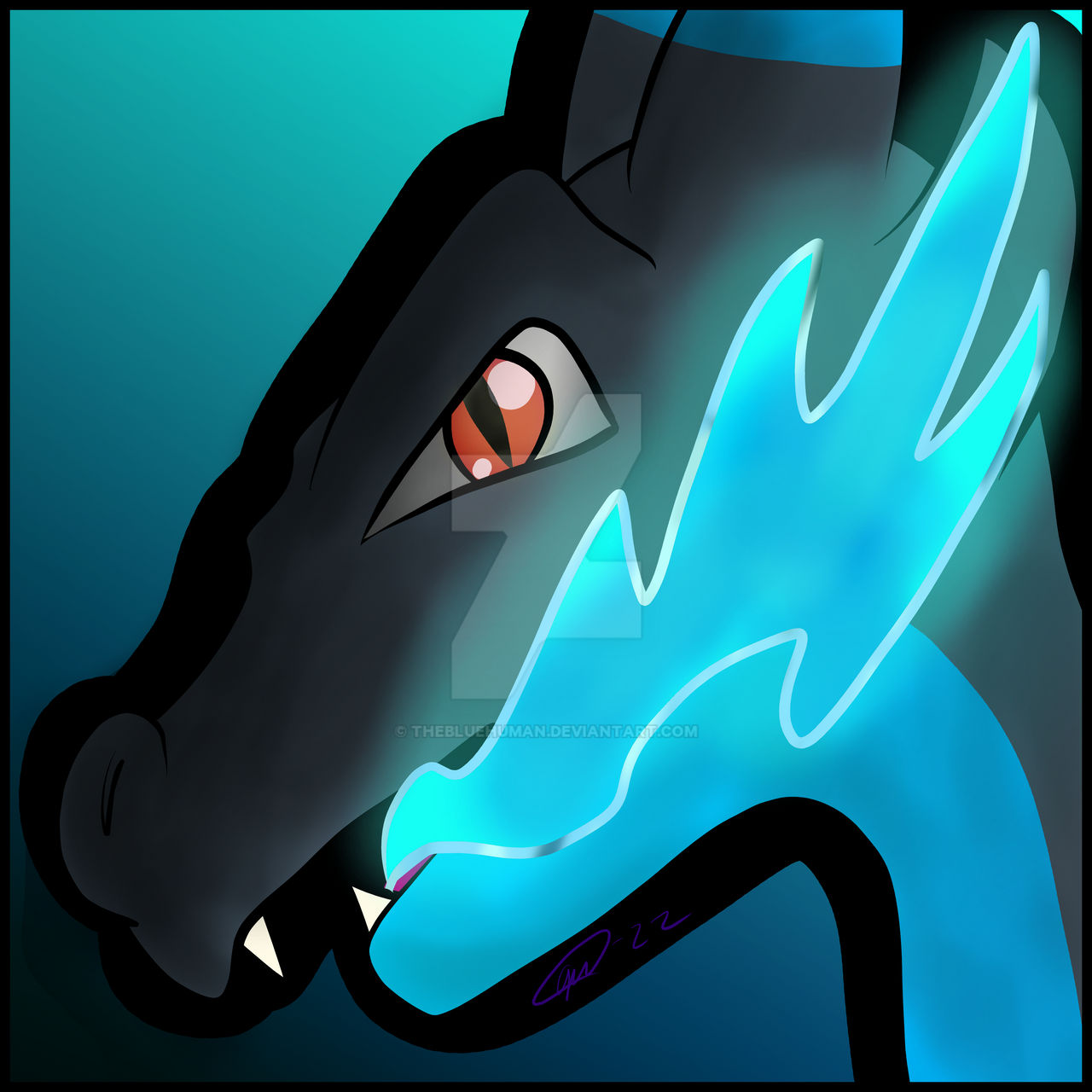 Mega Charizard X By Thebluehuman On Deviantart
