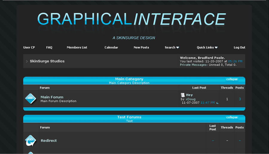 Graphical Interface Skin by bradfordskins on DeviantArt