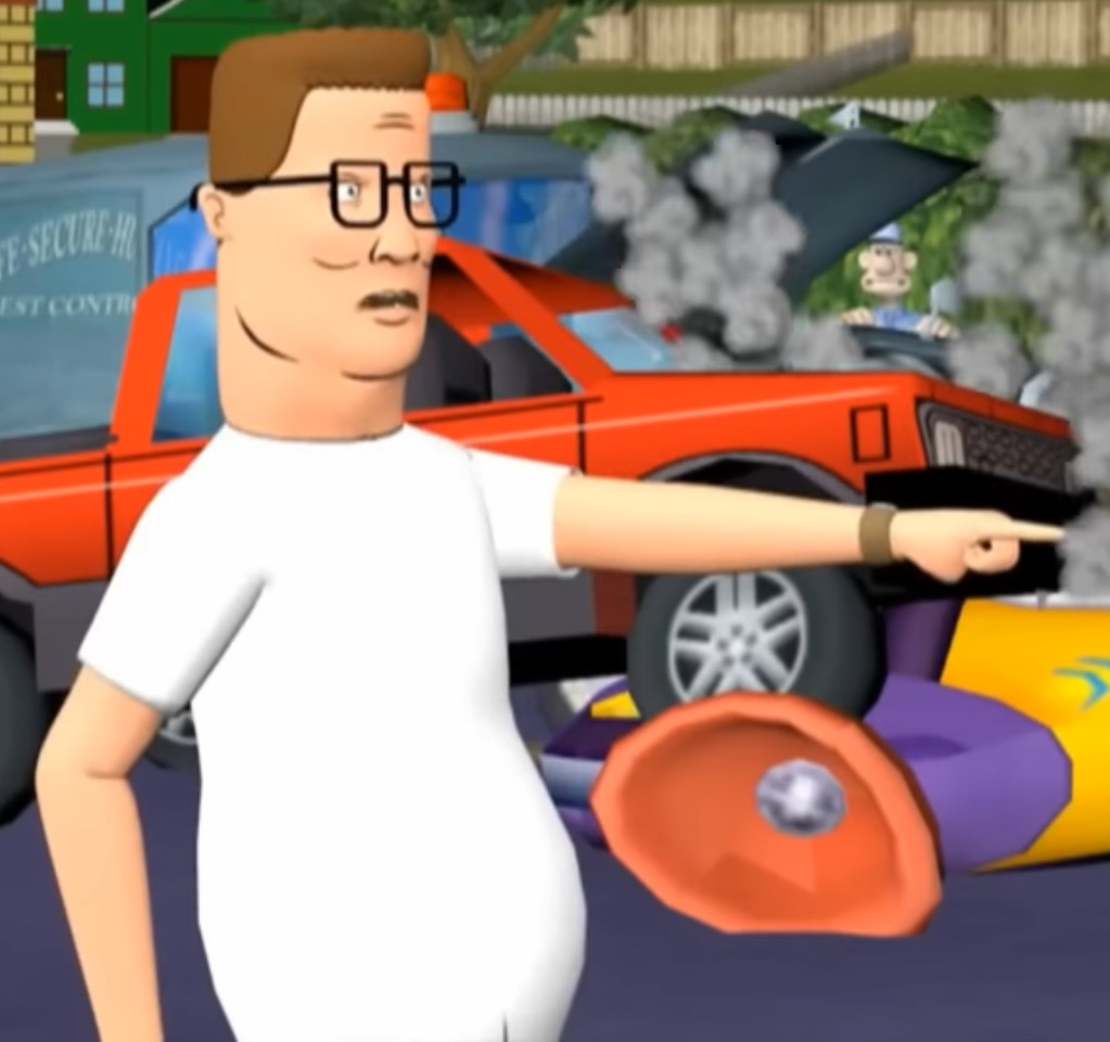 Hank Hill Pointing Meme By Handmanmurr12 On Deviantart