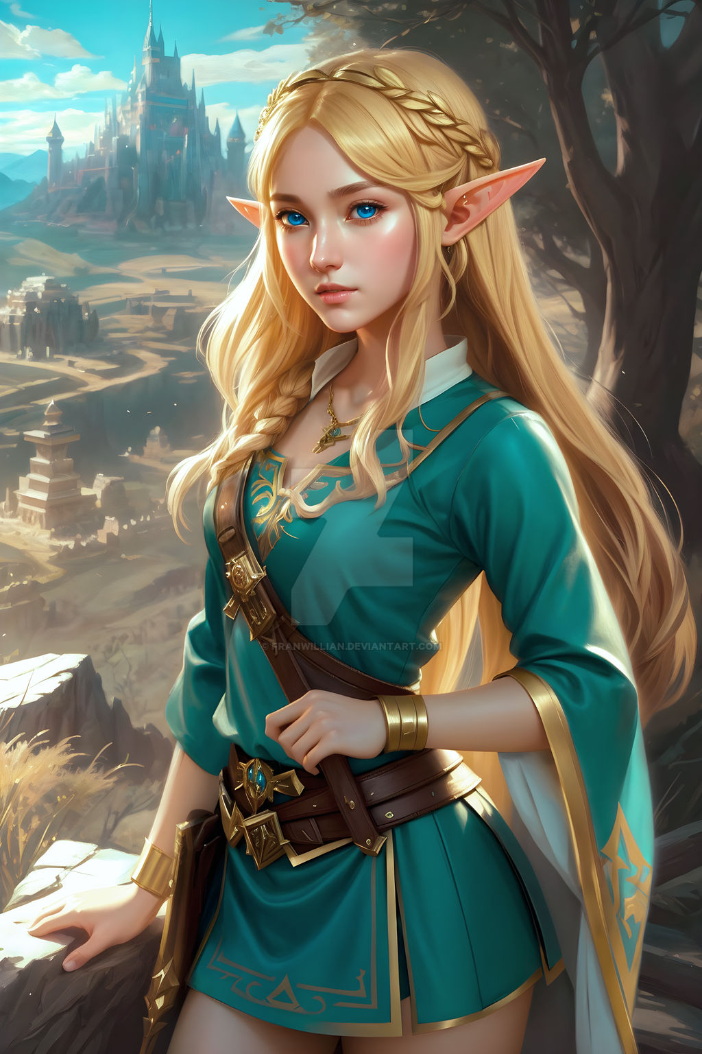 Princess Zelda Fan Art By Franwillian On DeviantArt princess-zelda-fan-art-by-franwillian-on-deviantart