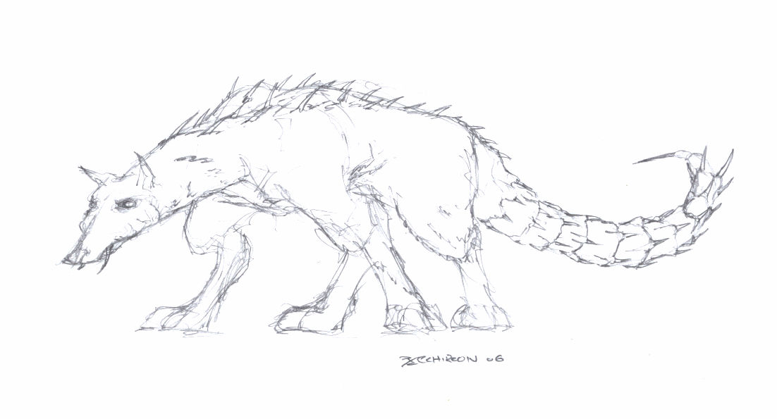 Quill wolf by Xechireon on DeviantArt