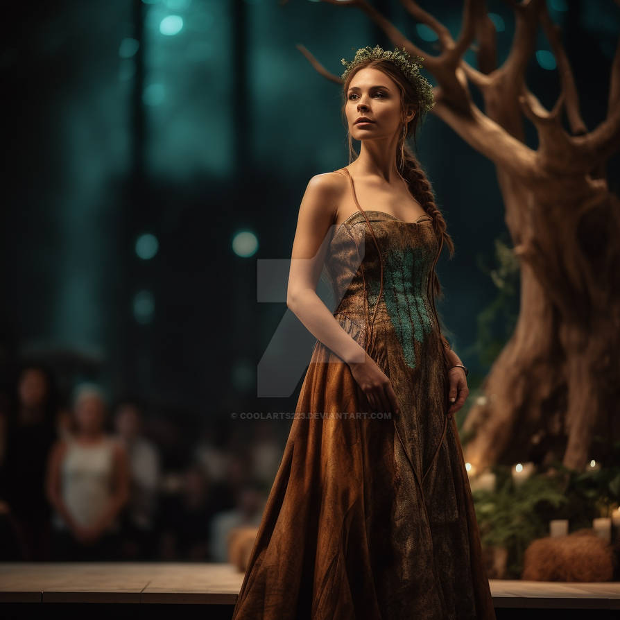 Dress In Style Of Forest Elf By Coolarts223 On Deviantart