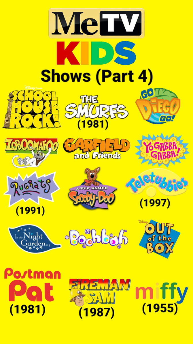 MeTV Kids Shows (Part 4) by LesageTheSecond on DeviantArt MeTV Kids Shows (Part 4) by LesageTheSecond on DeviantArt
