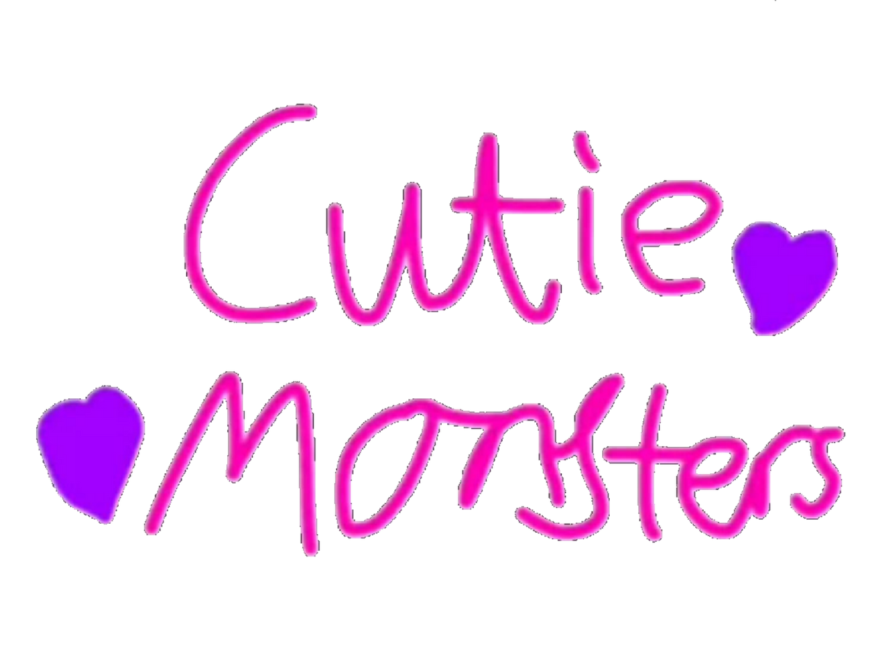 Cutie Monsters Logo Maryannkitty11s Version By Lesagethesecond On