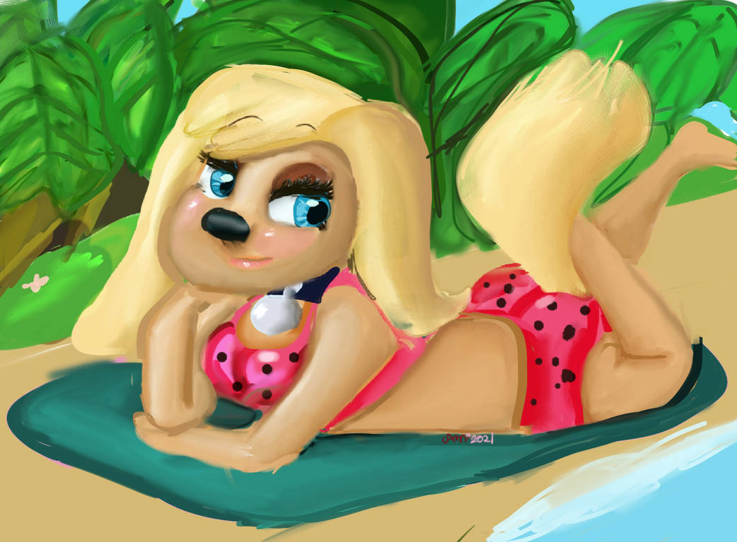 Brandy And Mr Whiskers Beach Day Brandy 2021 By Anniemadeit21 On