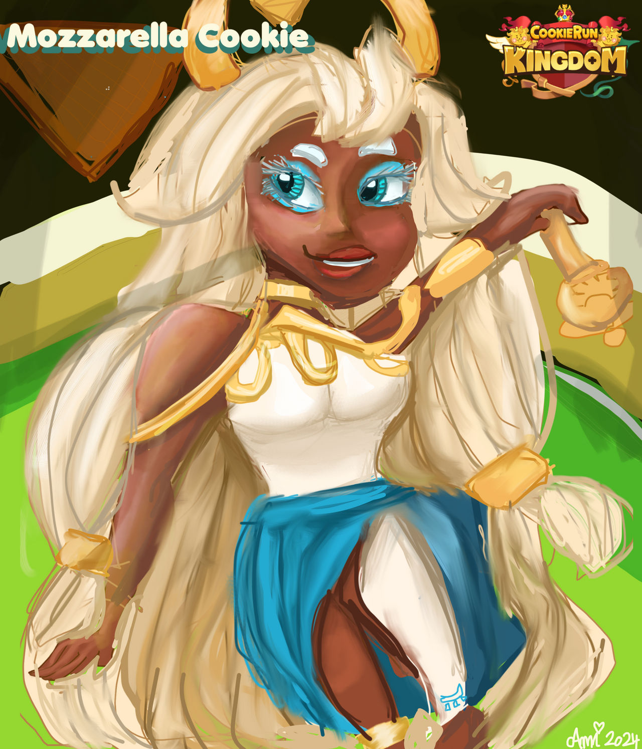 Cookie Run Kingdom Mozzarella Cookie Ims By Anniemadeit21 On Deviantart