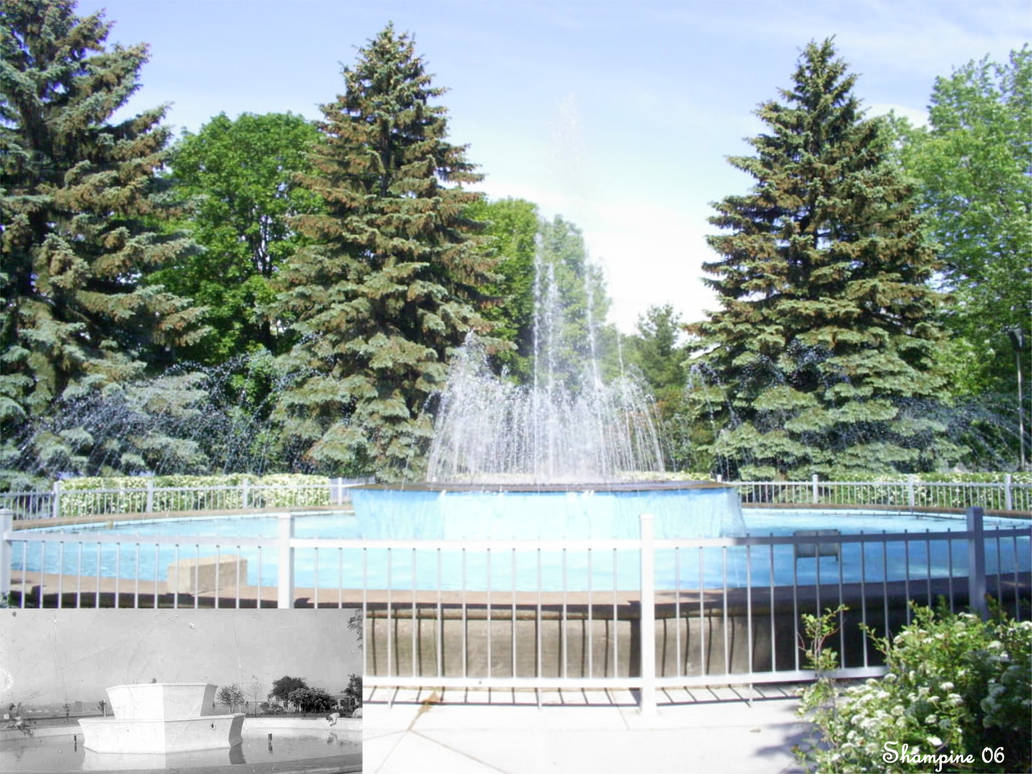 soo locks fountain then - now by shampine77 on DeviantArt