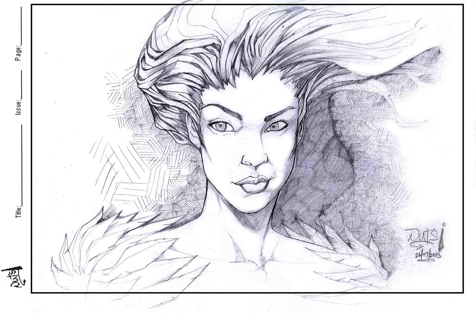 Feather Girl By Madstanlee On Deviantart