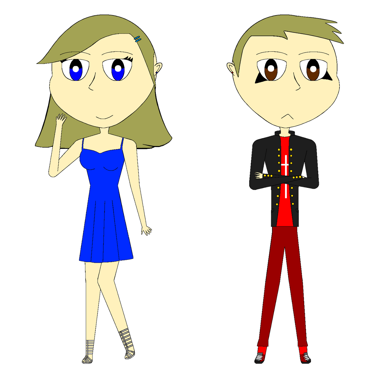 Sexy Sadie And Gothic Cody By Samicat1 On Deviantart