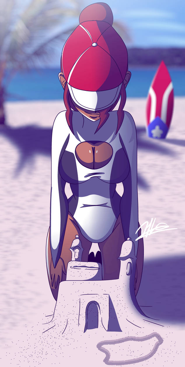 At The Beach Pr Surfer Girl By Thisisdjlc On Deviantart
