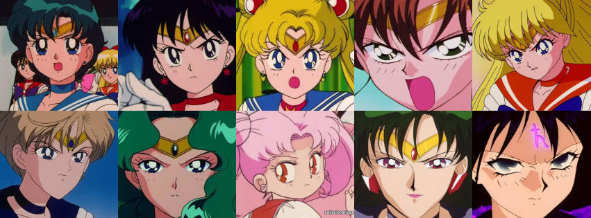 All Angry Sailor Senshi Collage By Dreypare On Deviantart