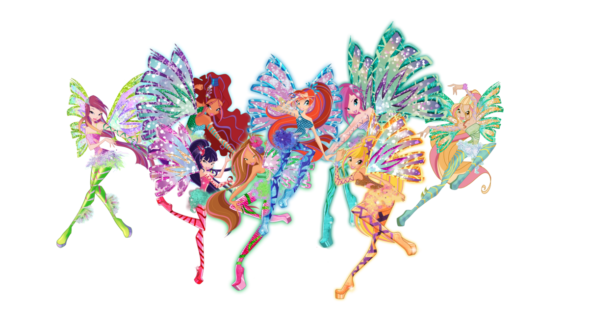 Winx Club Sirenix With Roxy And Daphne By Dreypare On Deviantart